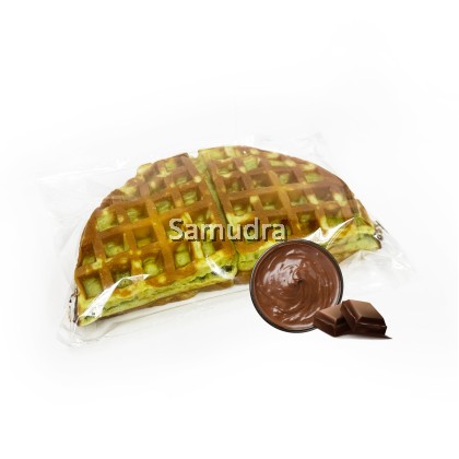 Waffle Pandan Chocolate